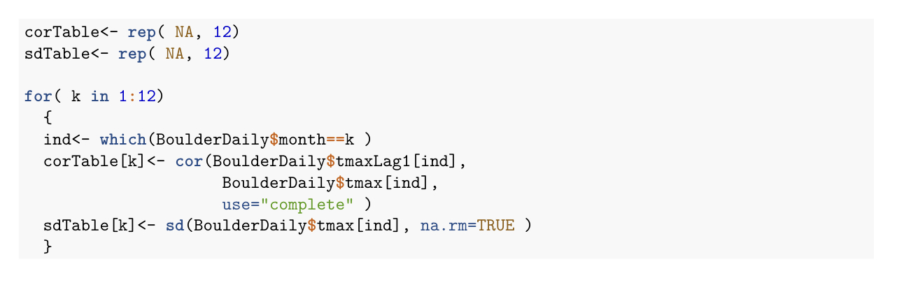 Solved 3 Correlation in daily maximum temperatures Following | Chegg.com