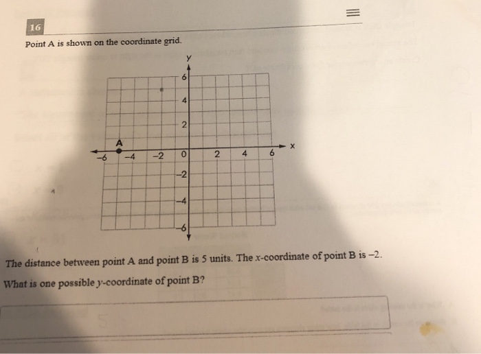 Solved 16 Point A is shown on the coordinate grid. 2 The | Chegg.com