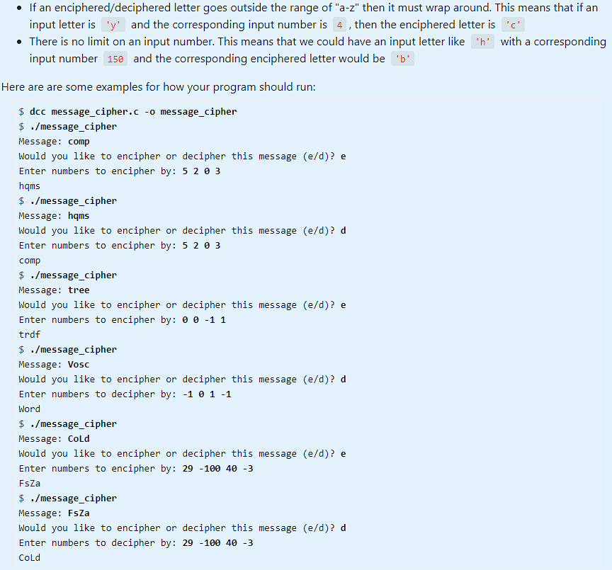 Message Cipher Download message_cipher.c here, or | Chegg.com