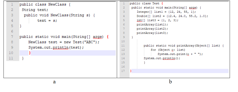 Solved JAVA}There is one or more statements in the | Chegg.com