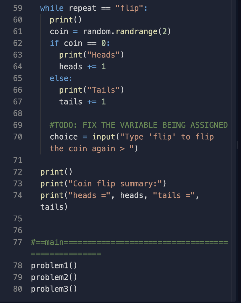 Solved 1 # There is ONE error in each of these three | Chegg.com