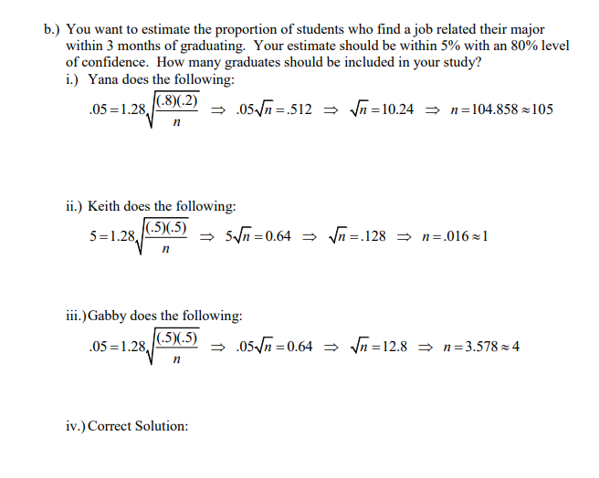 Solved Determine the error each student made in trying to | Chegg.com