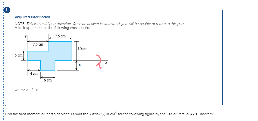Solved Required Information NOTE: This is a multi-part | Chegg.com