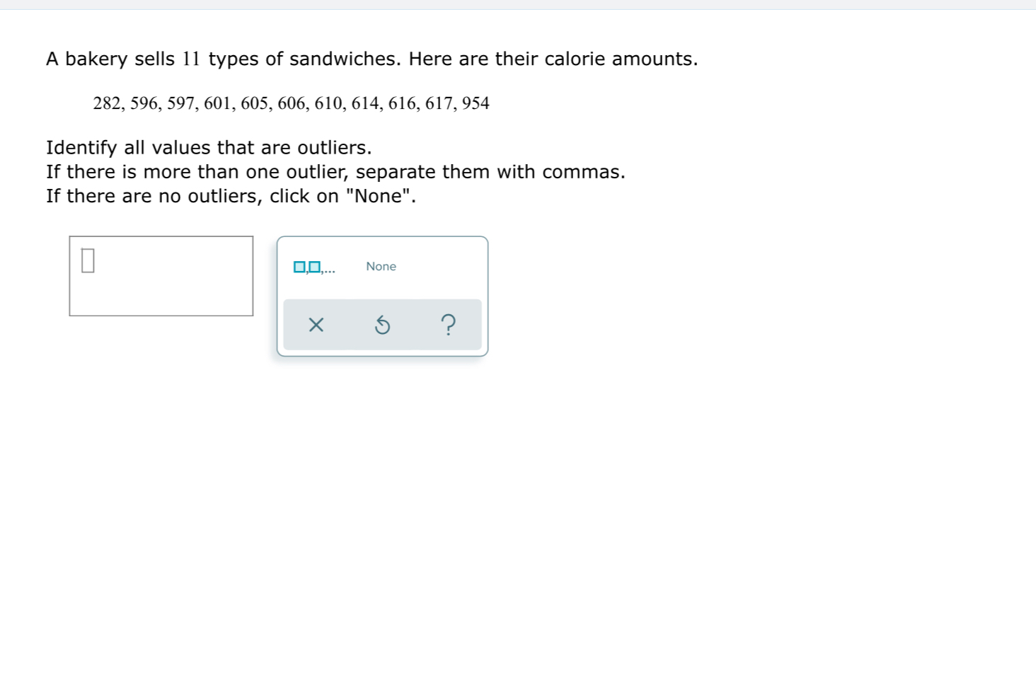 Solved A bakery sells 11 types of sandwiches. Here are their | Chegg.com