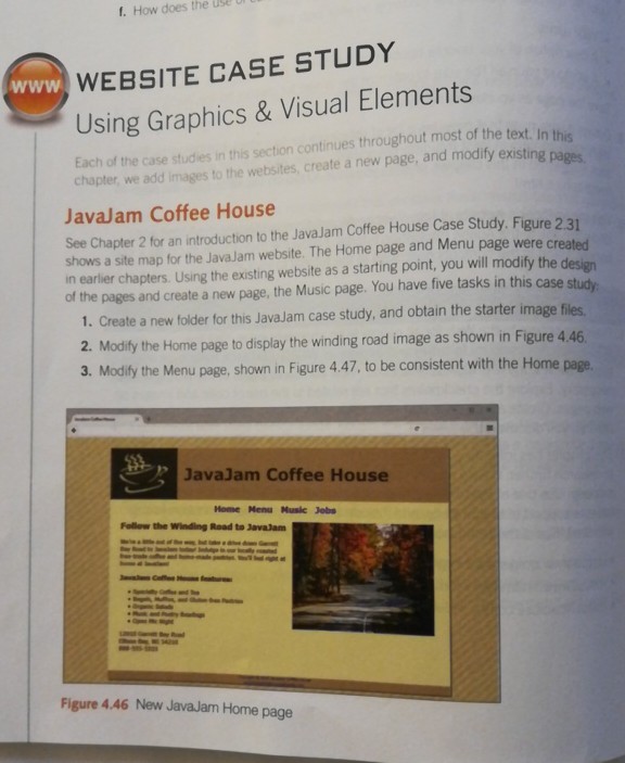 Solved f. How does the US WEBSITE CASE STUDY Using Graphics | Chegg.com