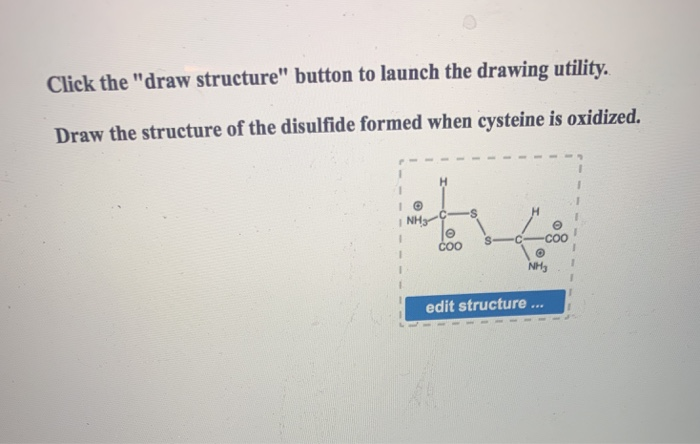 Solved Click the "draw structure" button to launch the | Chegg.com