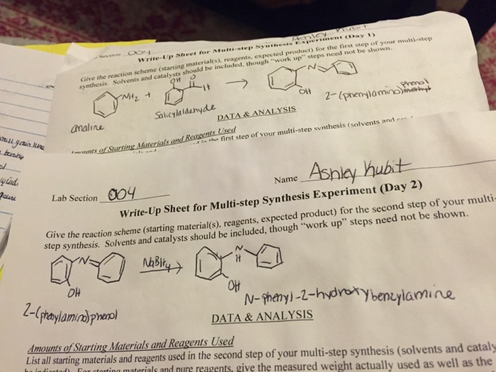 Solved Two steps of a synthesis are shown. Classify the | Chegg.com