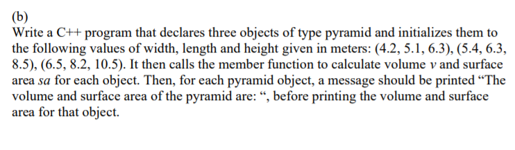 Solved (c) Finally, write C++ code that declares a pointer | Chegg.com