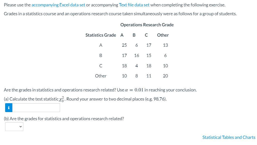 Solved Please use the accompanying Excel data set or | Chegg.com
