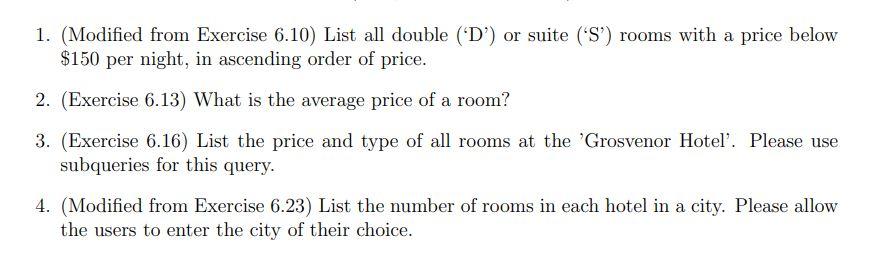 Solved jdbc oracle - implement the following queries in | Chegg.com