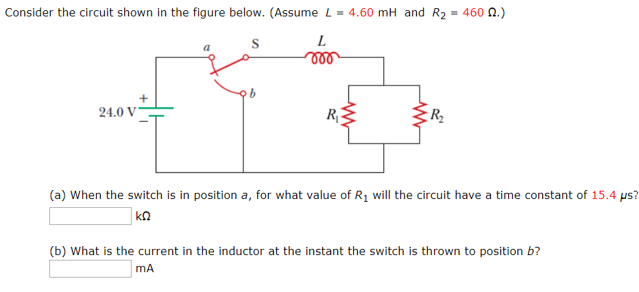 Solved Consider the circuit shown in the figure below. | Chegg.com