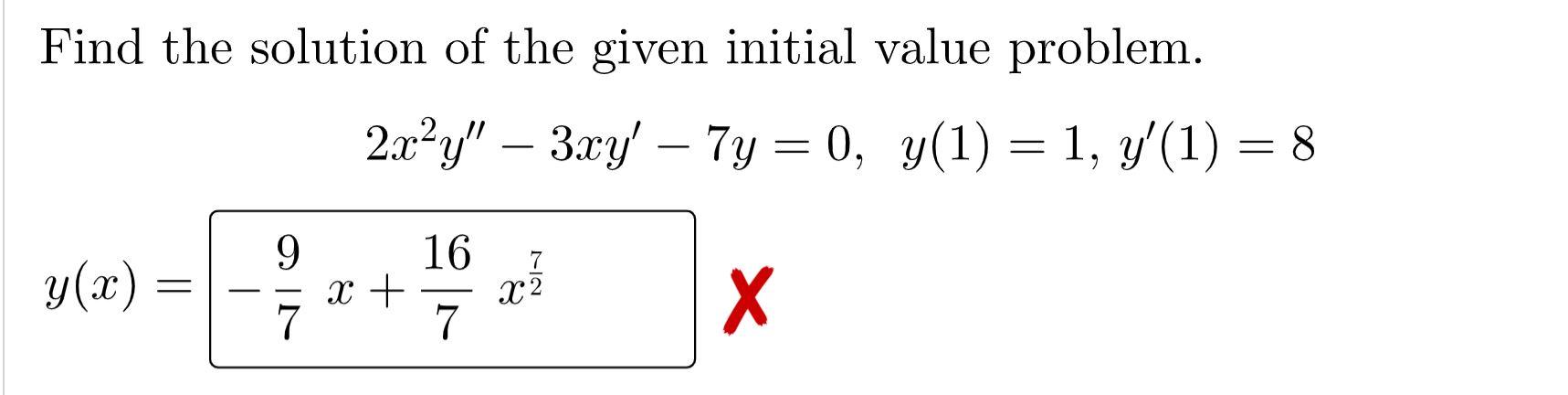 Solved Determine 0" (x0),p''(xo) and ¢'' (x0) for the given | Chegg.com