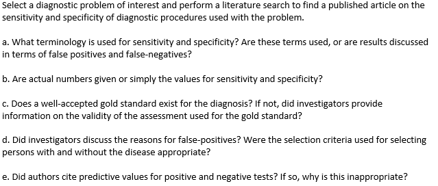 Select a diagnostic problem of interest and perform a | Chegg.com