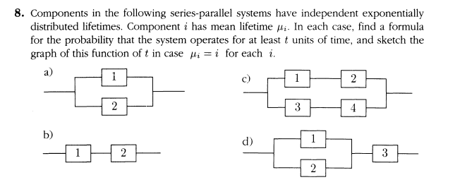 8. Components in the following series-parallel | Chegg.com