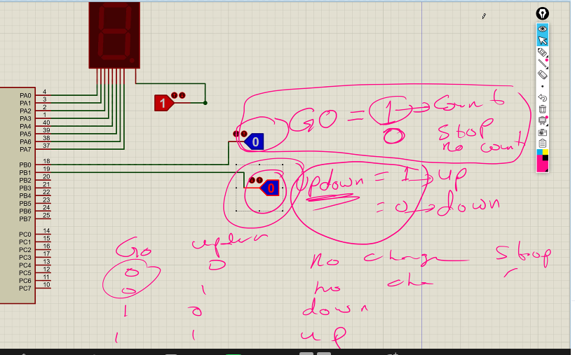 write assembly code using Proteus for logic state 1 | Chegg.com