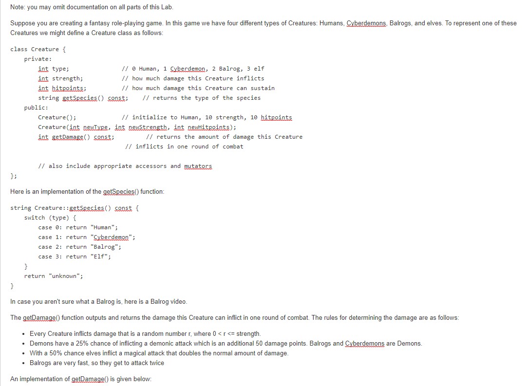 Solved *** IN C++ *** (I only need the code for 11b) THERE | Chegg.com