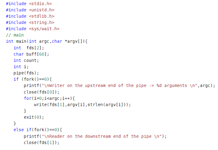 Solved Modify the program so that the writer process passes | Chegg.com