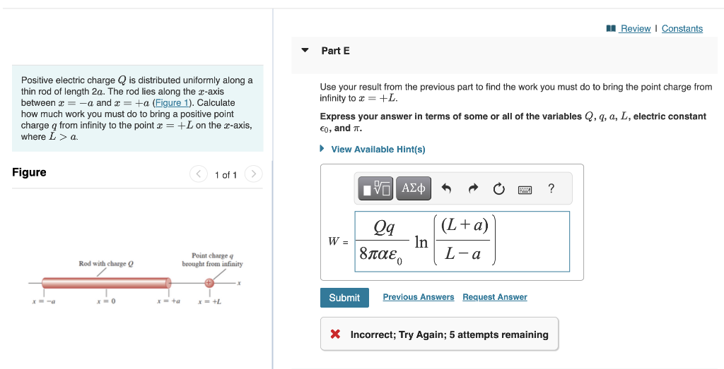 Solved Positive electric charge Q is distributed uniformly | Chegg.com