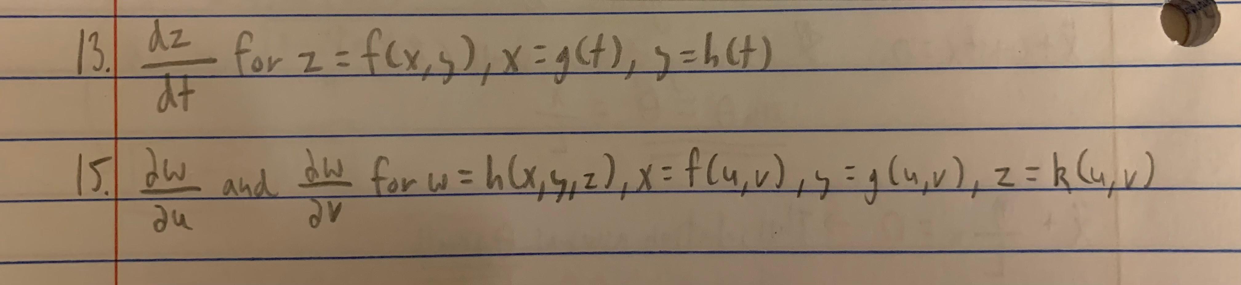 Solved Draw a branch diagram and write a Chain Rule formula | Chegg.com