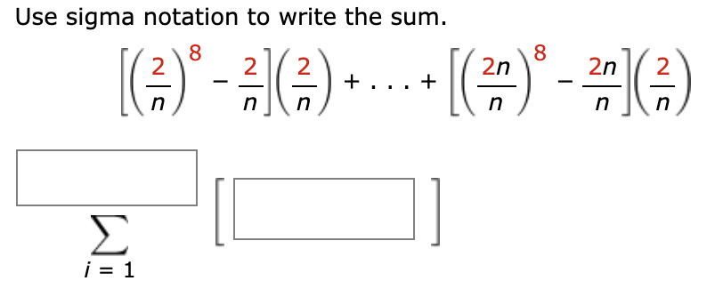 Solved Use sigma notation to write the sum. [1-(3)*] + | Chegg.com