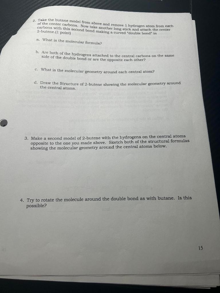 Solved Play with your model of cyclohexane. Note that by | Chegg.com