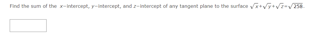Solved Find the sum of the x-intercept, y-intercept, and | Chegg.com