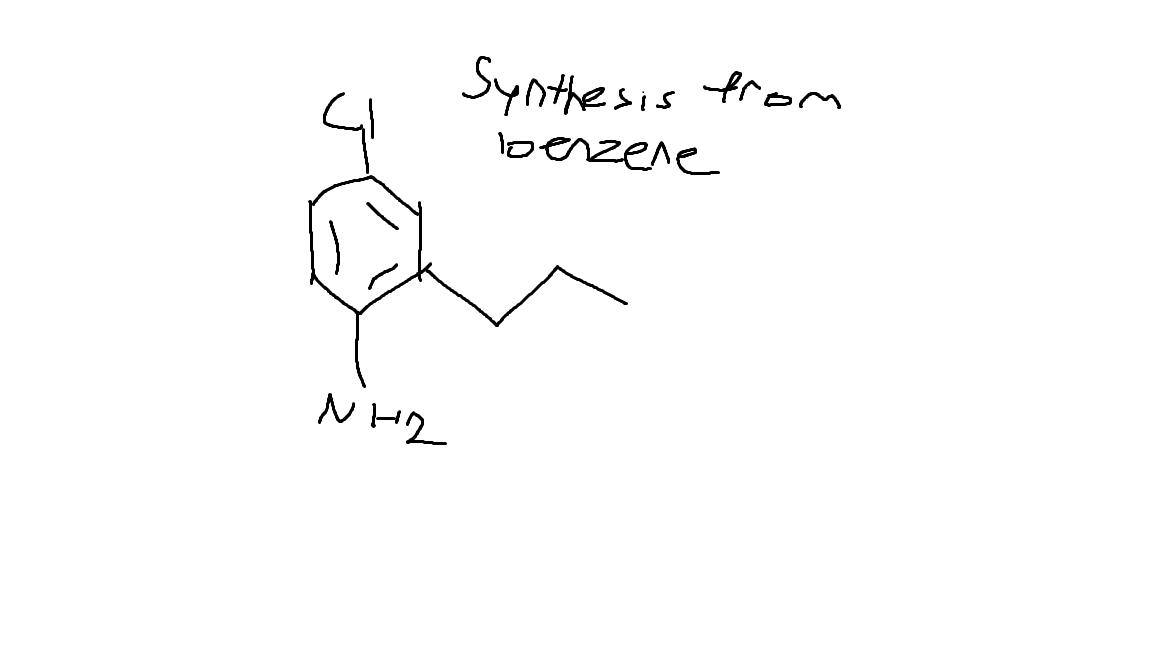 Solved Synthesis from benzene NH2 | Chegg.com