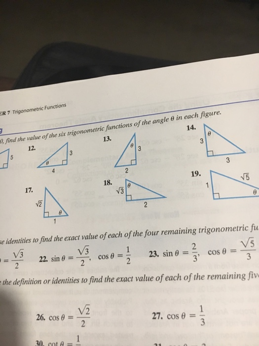 Solved R 7 Trigonometric Functions 2 fiunctions 13. | Chegg.com