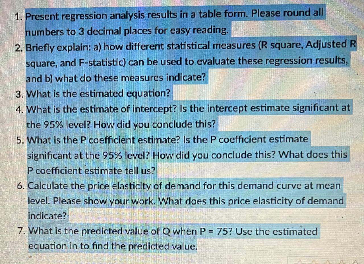 Solved TABLE 4.1 Simple Regression Analysis | Chegg.com