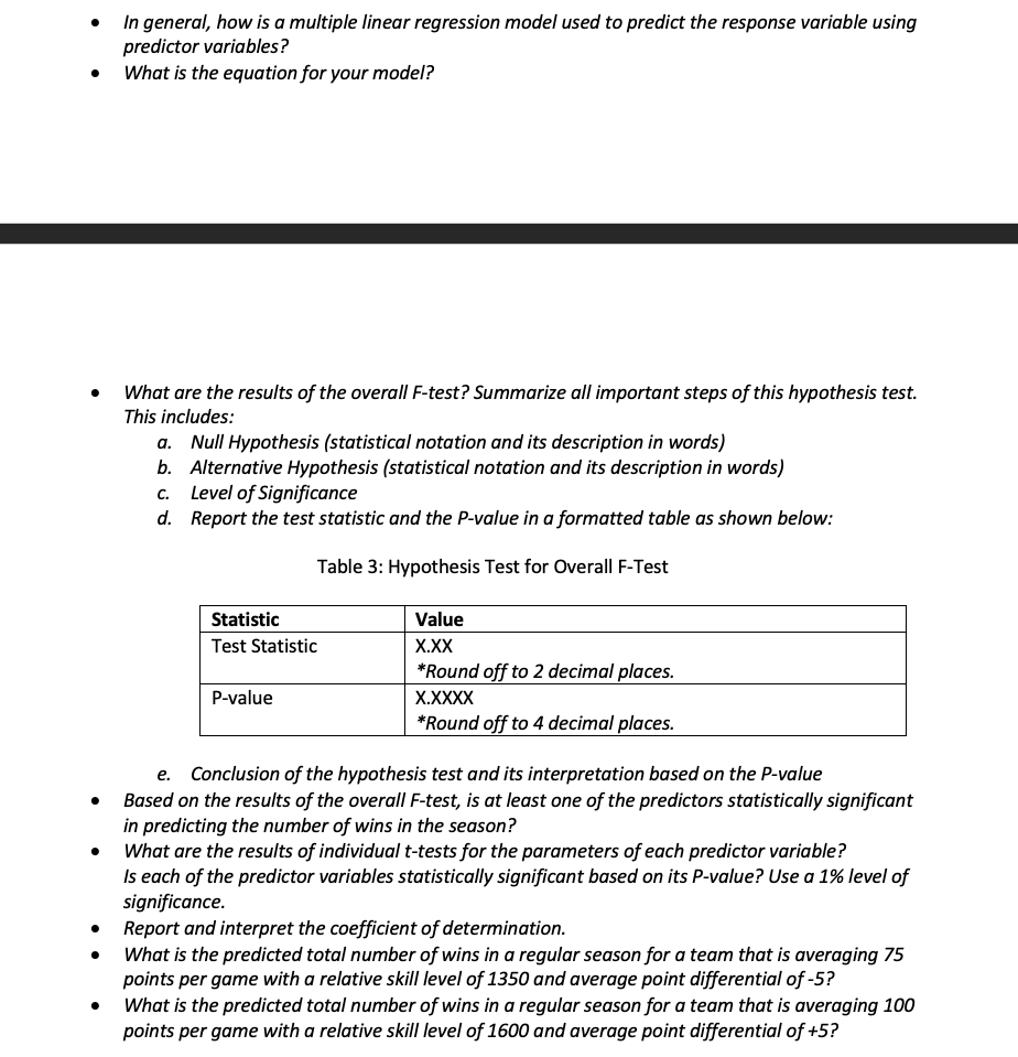 Solved OLS Regression Results Dep. Variable: Model: Method: | Chegg.com