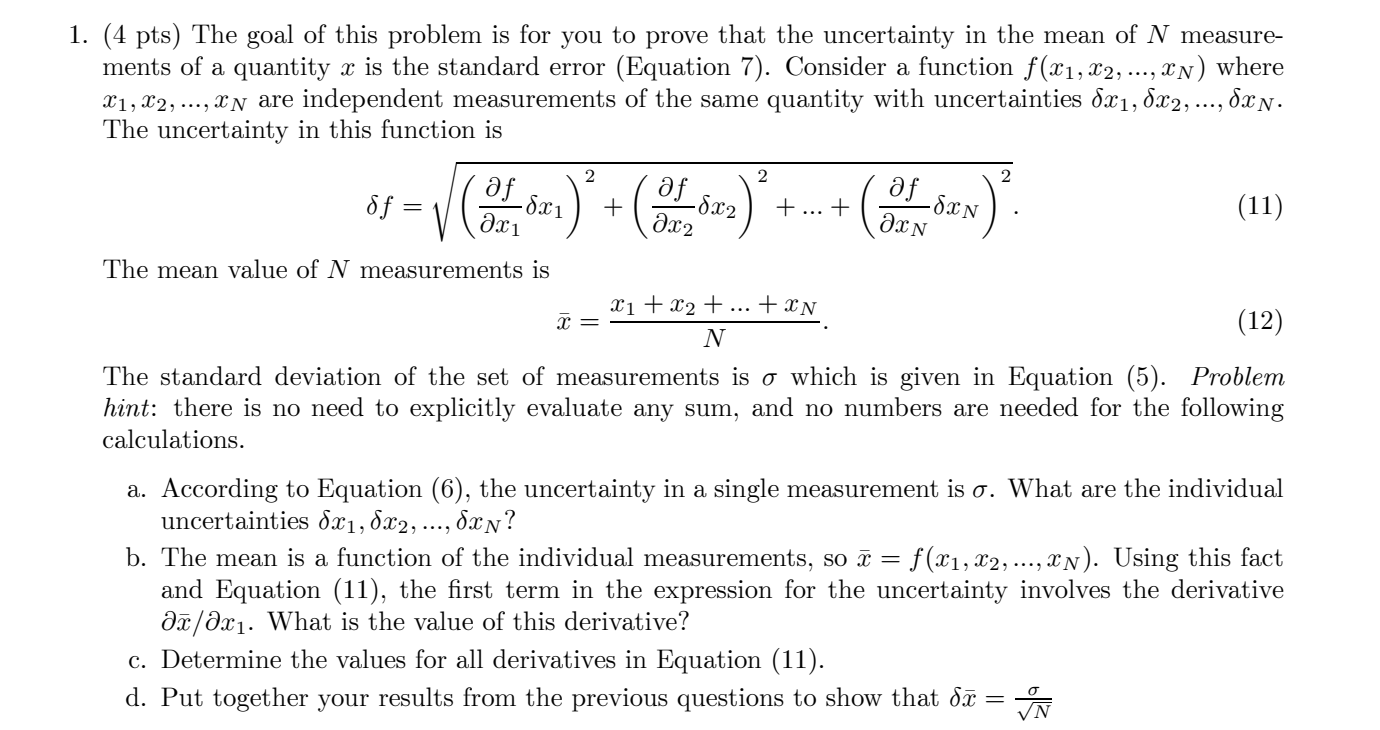 Solved (4 pts) The goal of this problem is for you to prove | Chegg.com