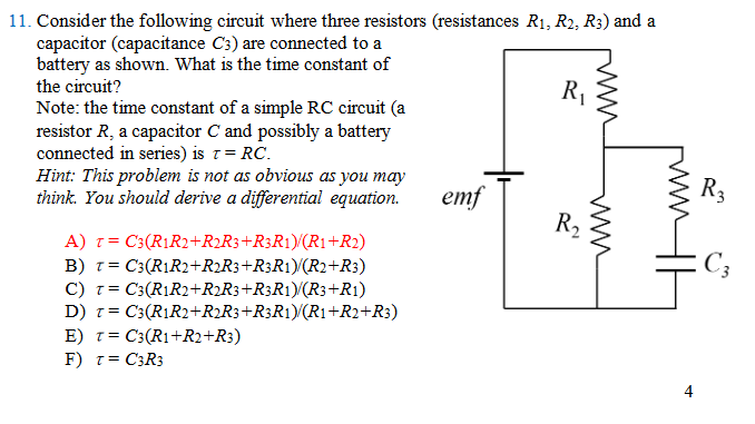 Solved 1. Consider the following circuit where three | Chegg.com
