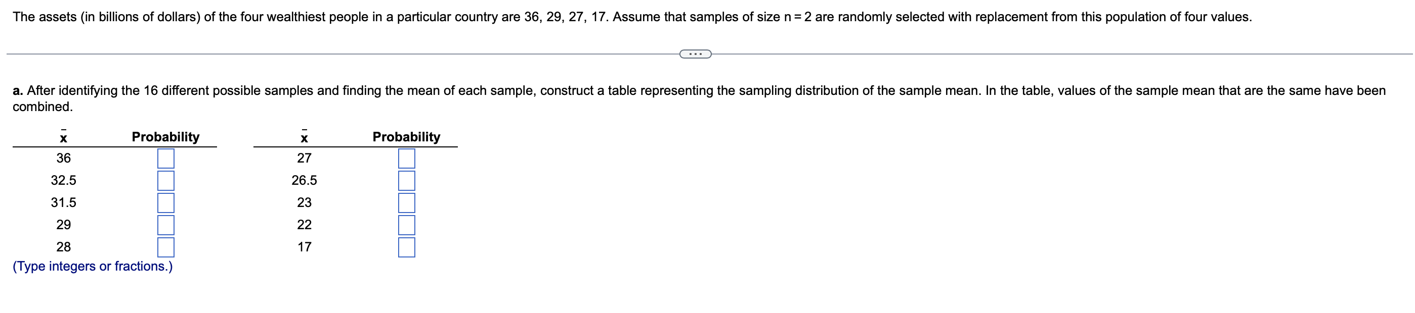 Solved combined. \begin{tabular}{ccccc|} \hlineX & | Chegg.com