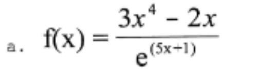 Solved Find the derivative of each function: can I have a | Chegg.com