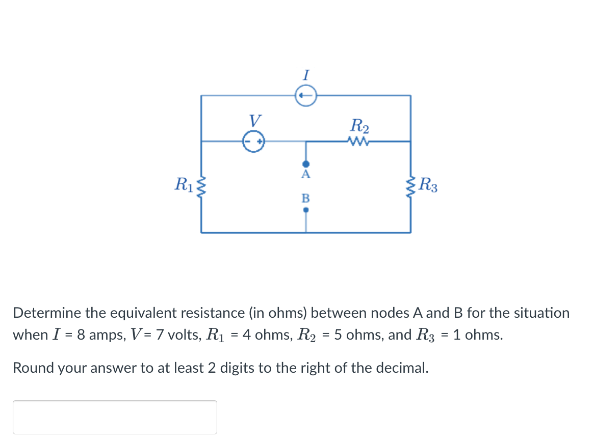 Solved Determine the equivalent resistance (in ohms) between | Chegg.com