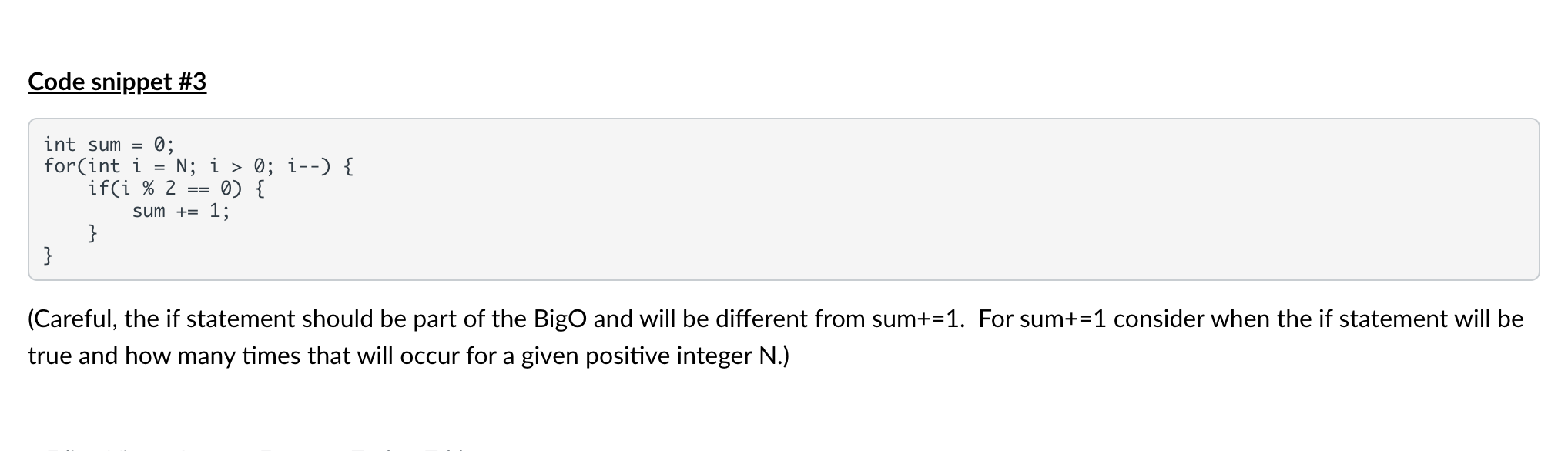 Solved Determine both the precise BigO and order of | Chegg.com