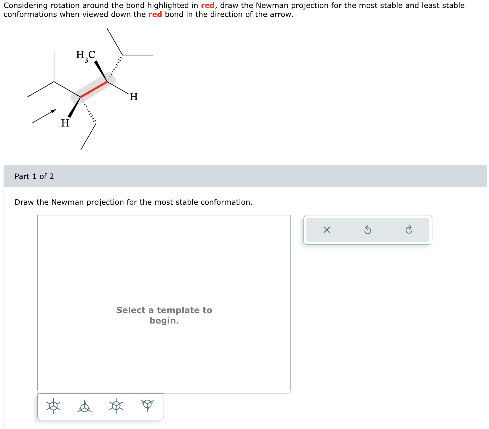 Solved Considering rotation around the bond highlighted in | Chegg.com