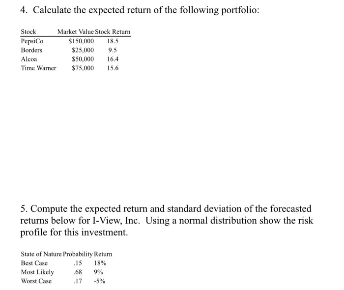 Solved 2. Calculate the expected value (mean) and the | Chegg.com