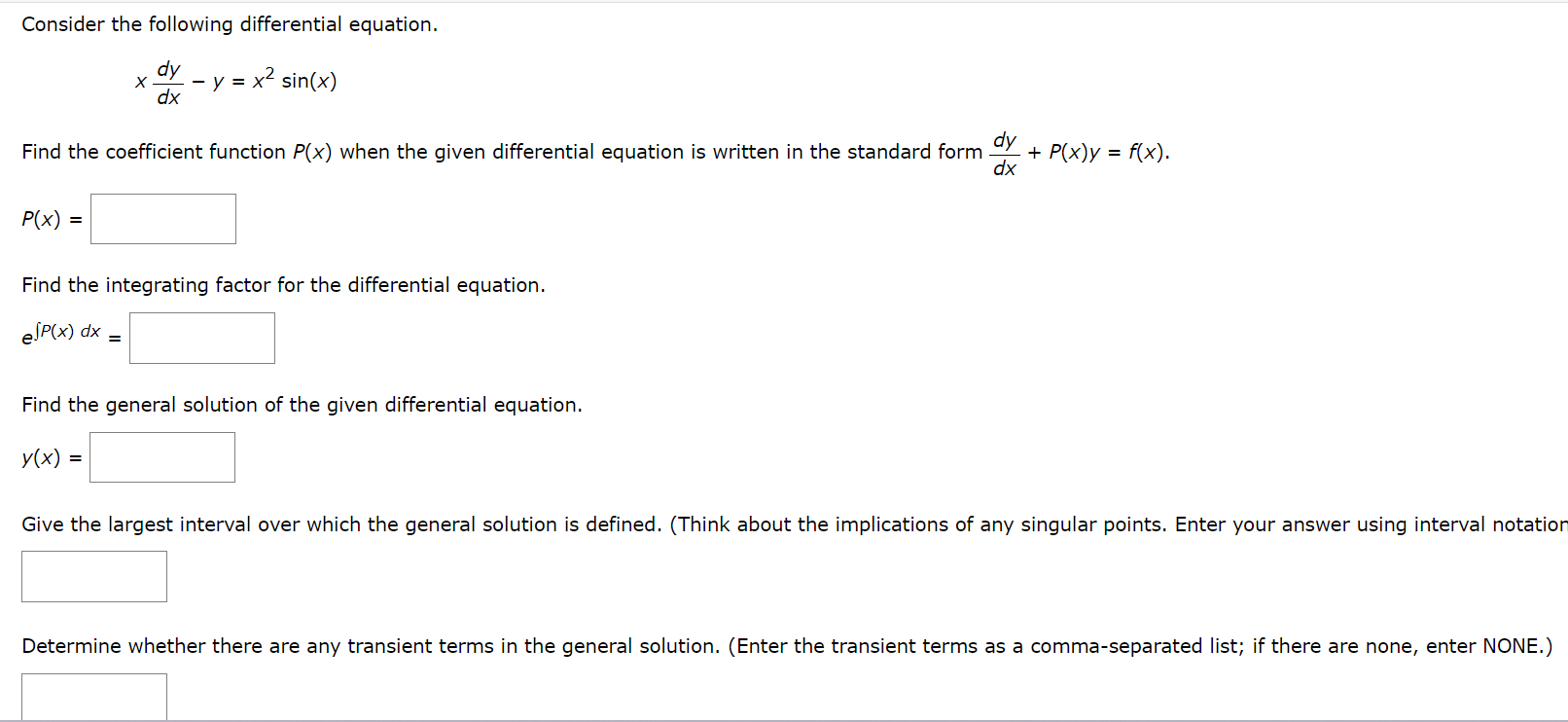 Solved Consider the following differential | Chegg.com