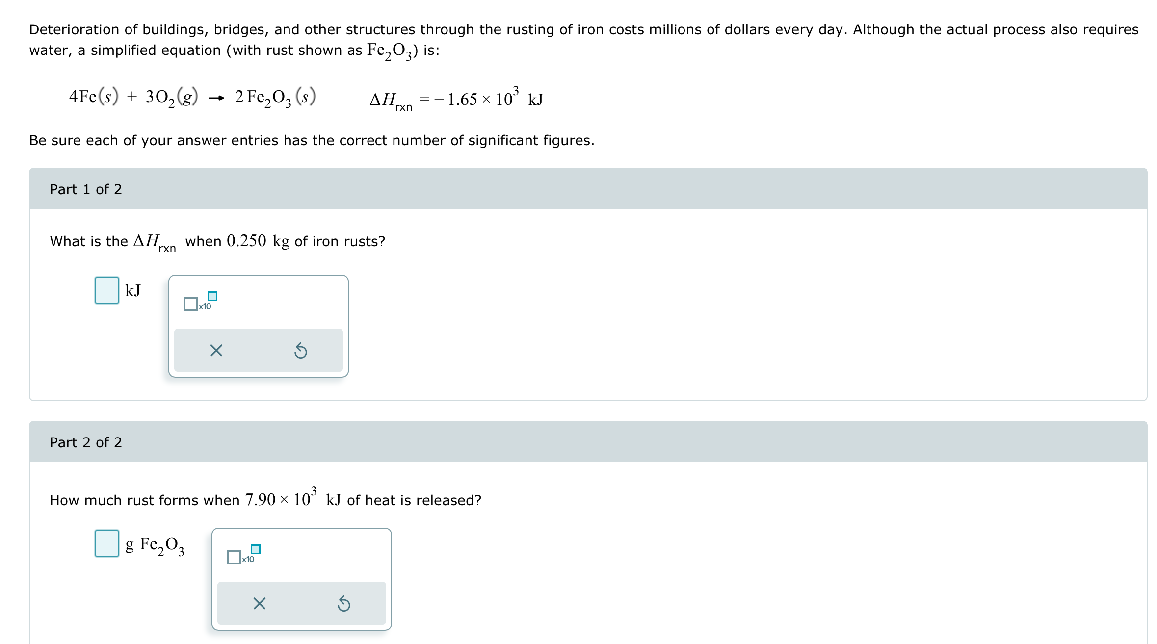 Solved Deterioration of buildings, bridges, and other | Chegg.com
