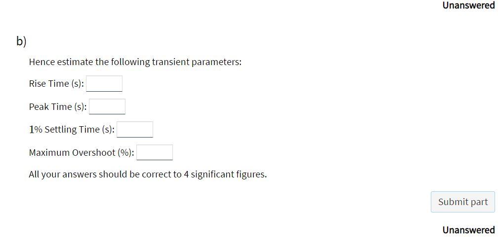 Solved Consider the unit-step response of a unity-feedback | Chegg.com