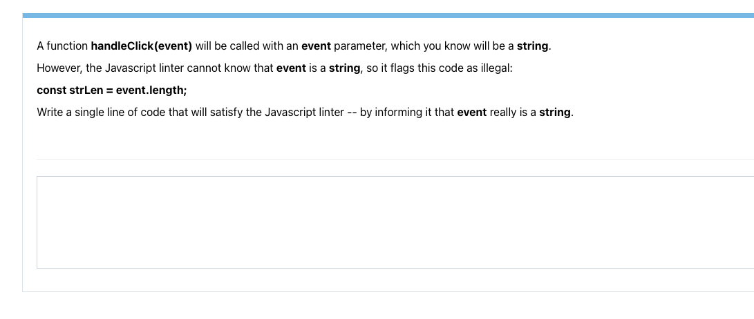 Solved A function handleClick(event) will be called with an | Chegg.com