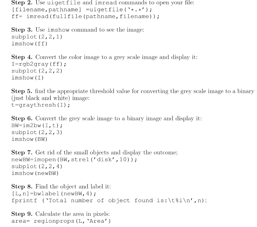Solved Figure 1 shows an image of a calibration circle used | Chegg.com