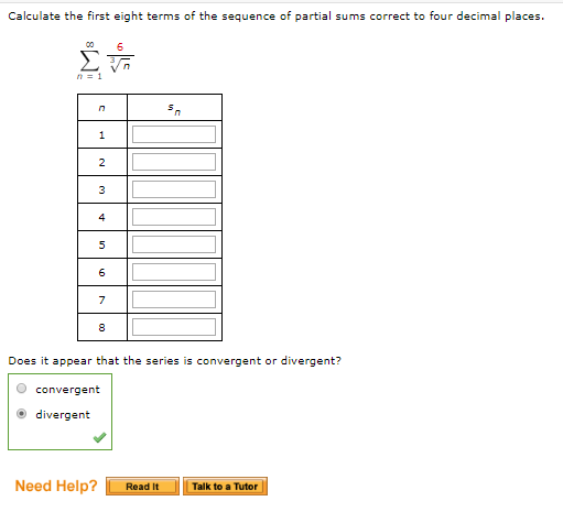 Solved Calculate the first eight terms of the sequence of | Chegg.com