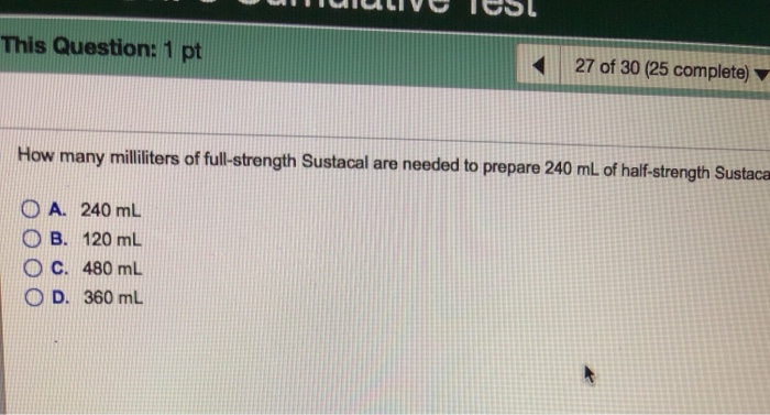 Solved This Question: 1 pt 27 of 30 (25 complete) How many | Chegg.com