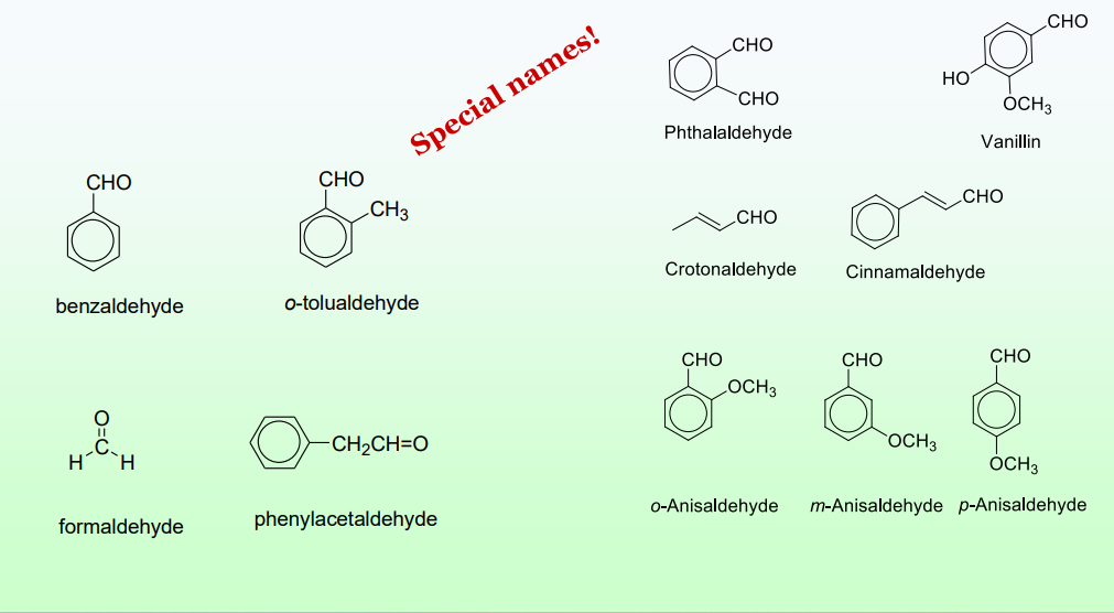 Solved Phthalaldehyde Vanillin Crotonaldehyde Cinnamaldehyde | Chegg.com