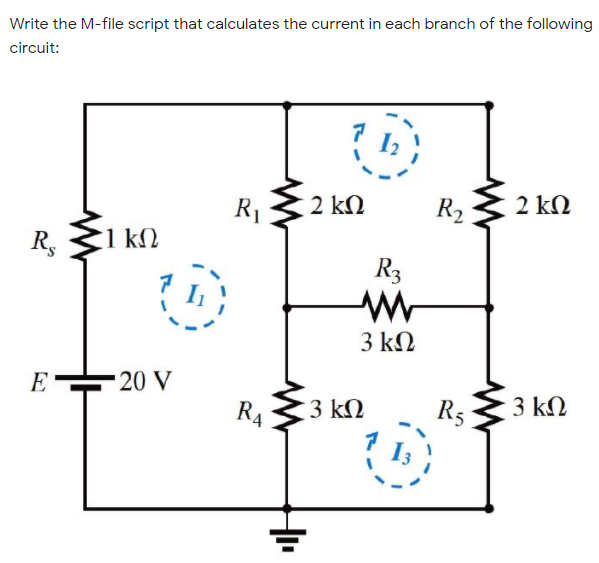 Solved Write The M File Script That Calculates The Current 