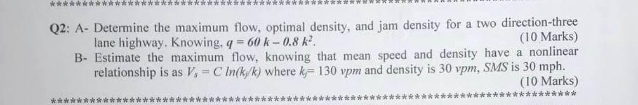 Solved ********************************* Q2: A- Determine | Chegg.com