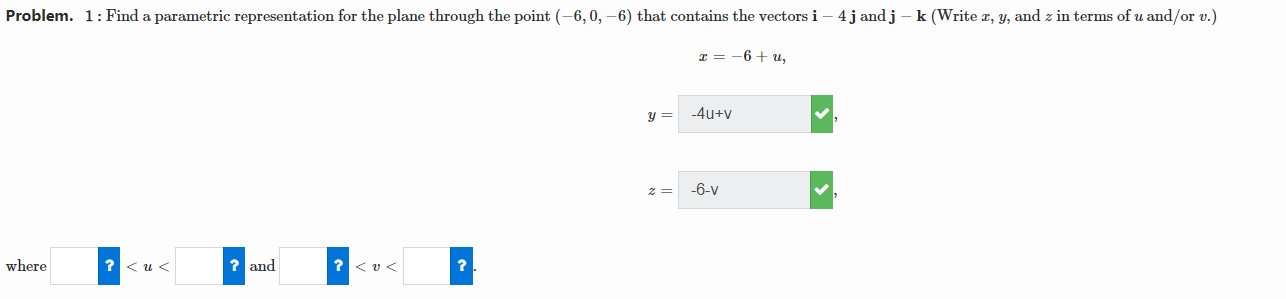 Solved Problem. 1: Find a parametric representation for the | Chegg.com
