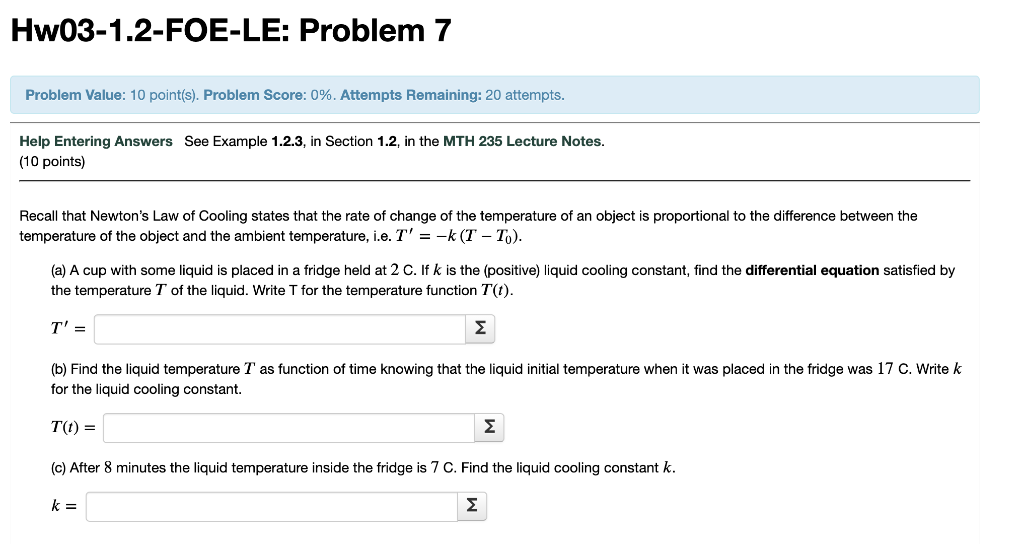 Solved Hw03-1.2-FOE-LE: Problem 7 Problem Value: 10 | Chegg.com